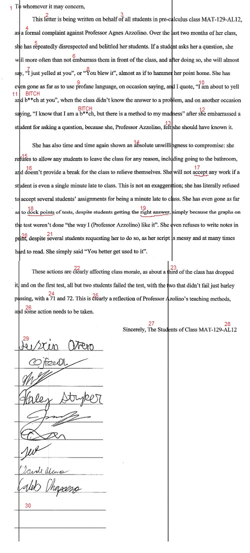 The Hate Mail Called A Letter