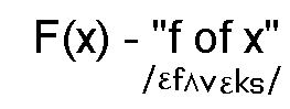 function, f(x)