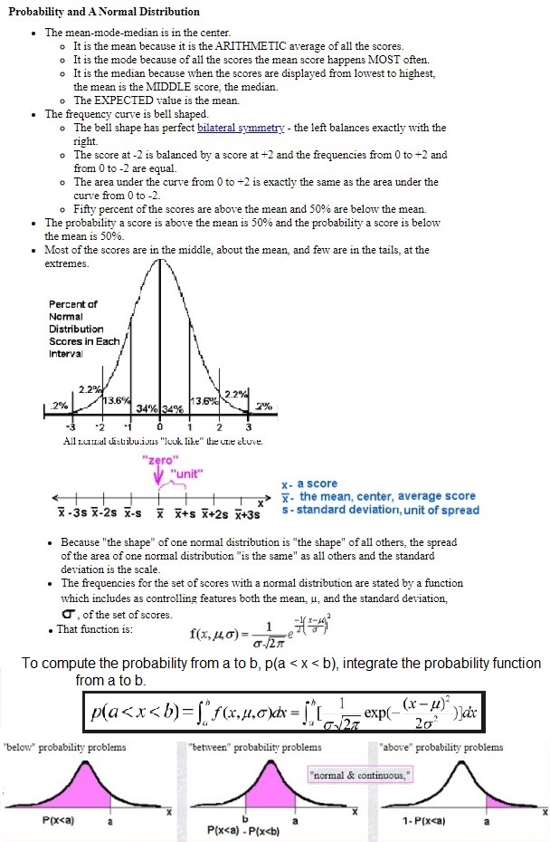 Probability Notes for Calc I